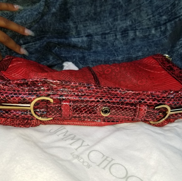 Jimmy Choo | Bags | Authentic Snake Skin Jimmy Choo Purse | Poshmark
